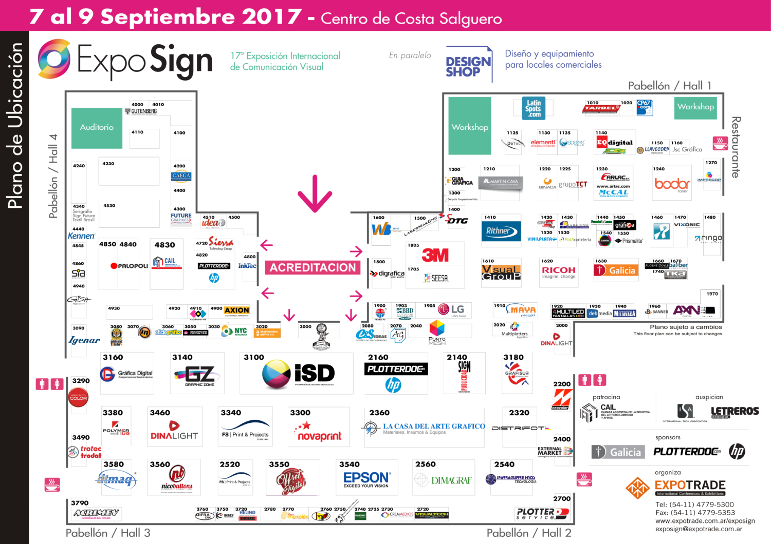 Plano de Expo Sign + Design Shop 2017 - Expo Sign
